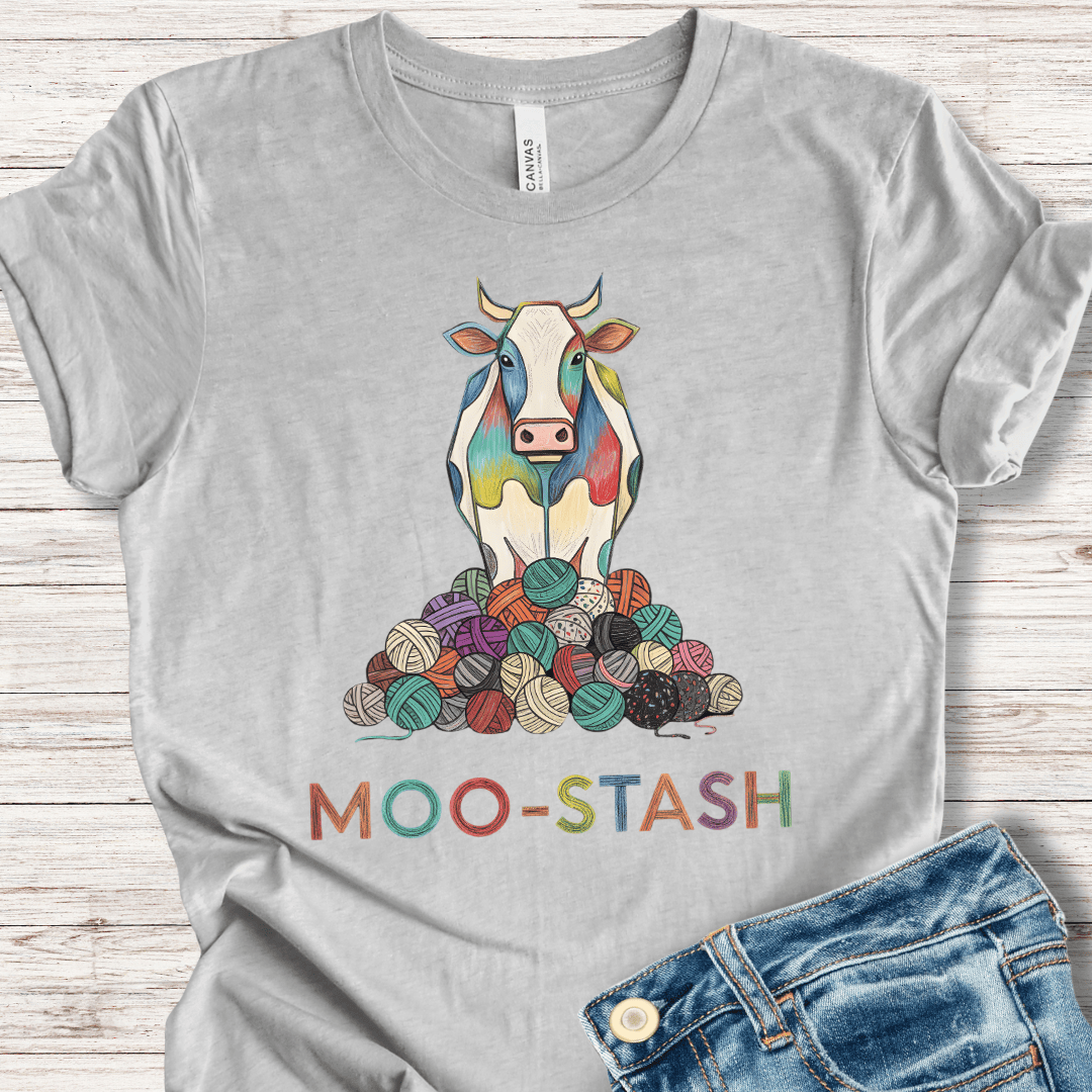 Moo Stash T-Shirt – Rhapsodye Yarns