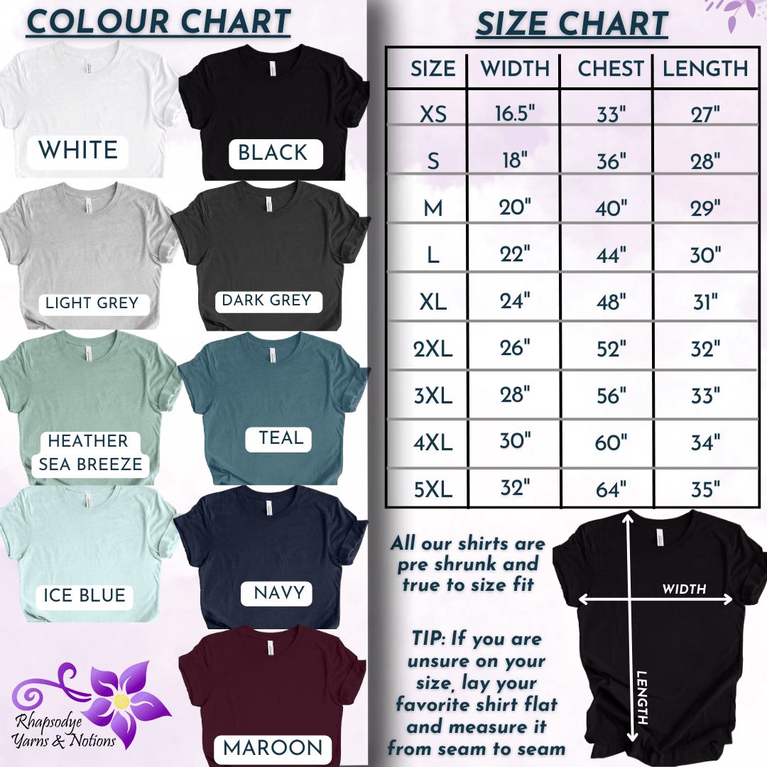 The Craft Closet T-Shirt – Funny Yarn Hoarder Cerberus Shirt – Rhapsodye Yarns